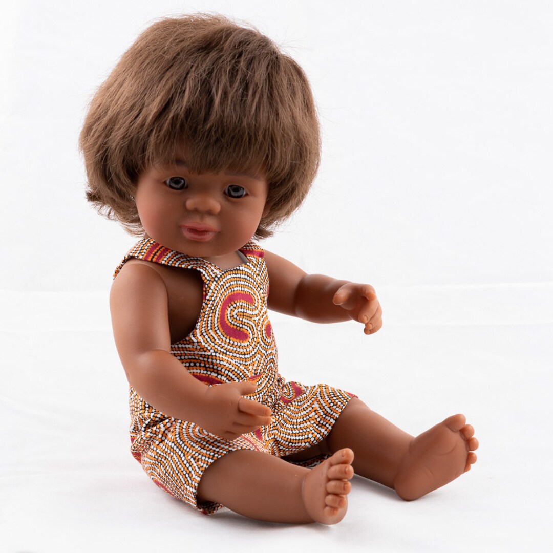 Miniland Dolls 38cm or 32cm Dolls Indigenous Print Overalls - Etsy
