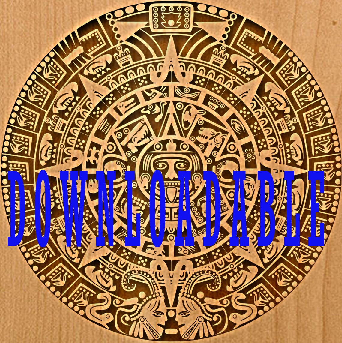 Calendario Azteca, Calendario, Azteca, SVG, DXF, PNG, Vector ...