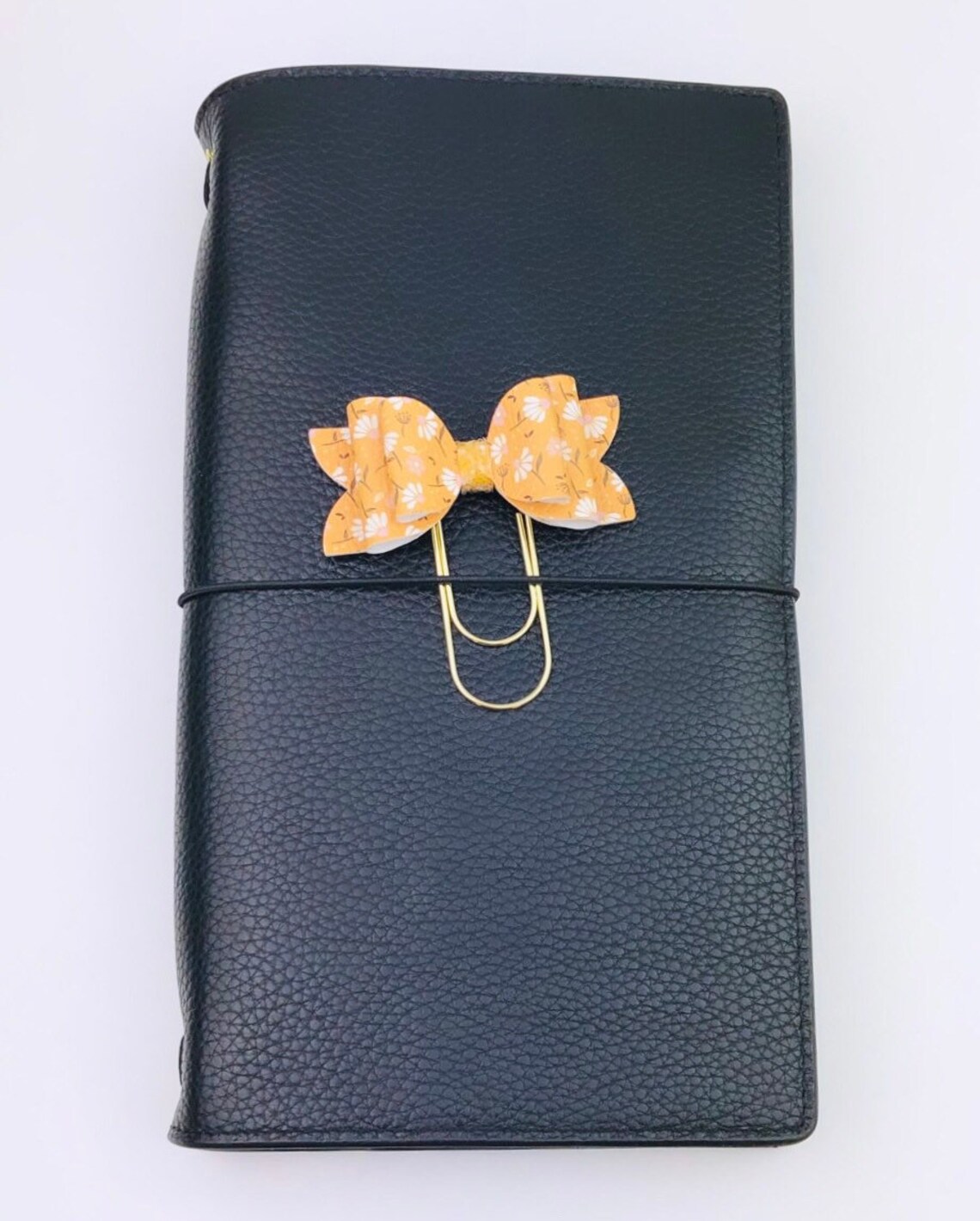 Daisy Floral Chloe Bow Paper Clip, Yellow Daisy Bow Paperclip, Bookmark ...