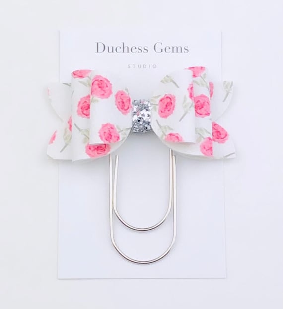 Royal and Pink Bow Paperclip Calendars & Planners Paper etna.com.pe