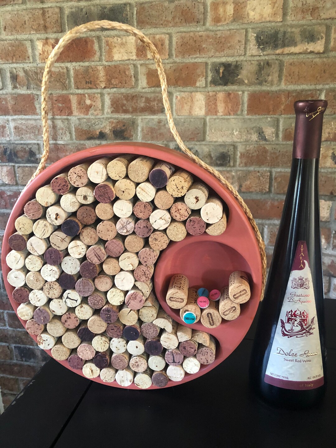 Cork Memo Board for Wine Lovers Rustic Cork Pinboard Kitchen Message ...