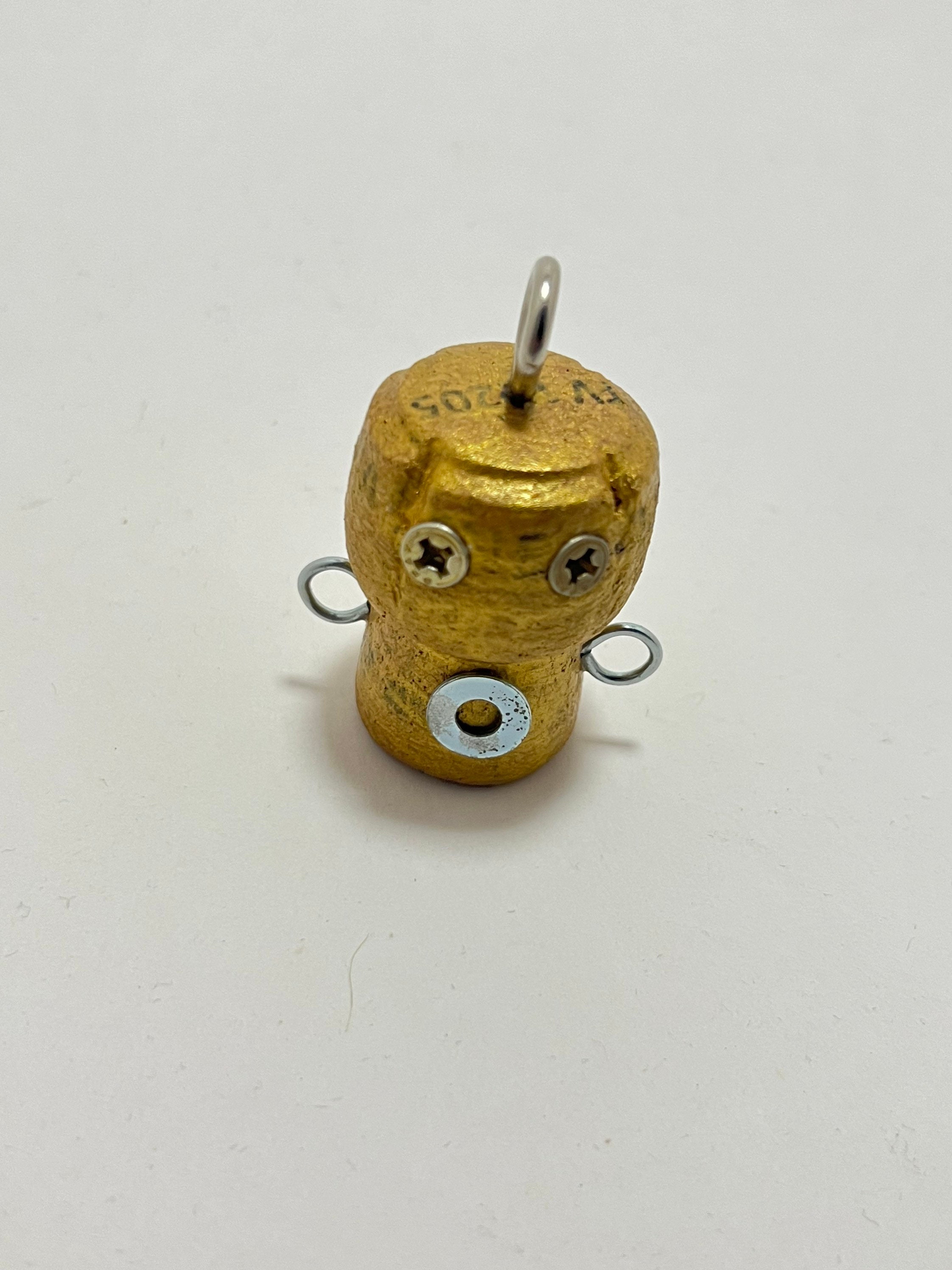 Champagne Cork Robot/champagne/wine Cork/cork Crafts - Etsy