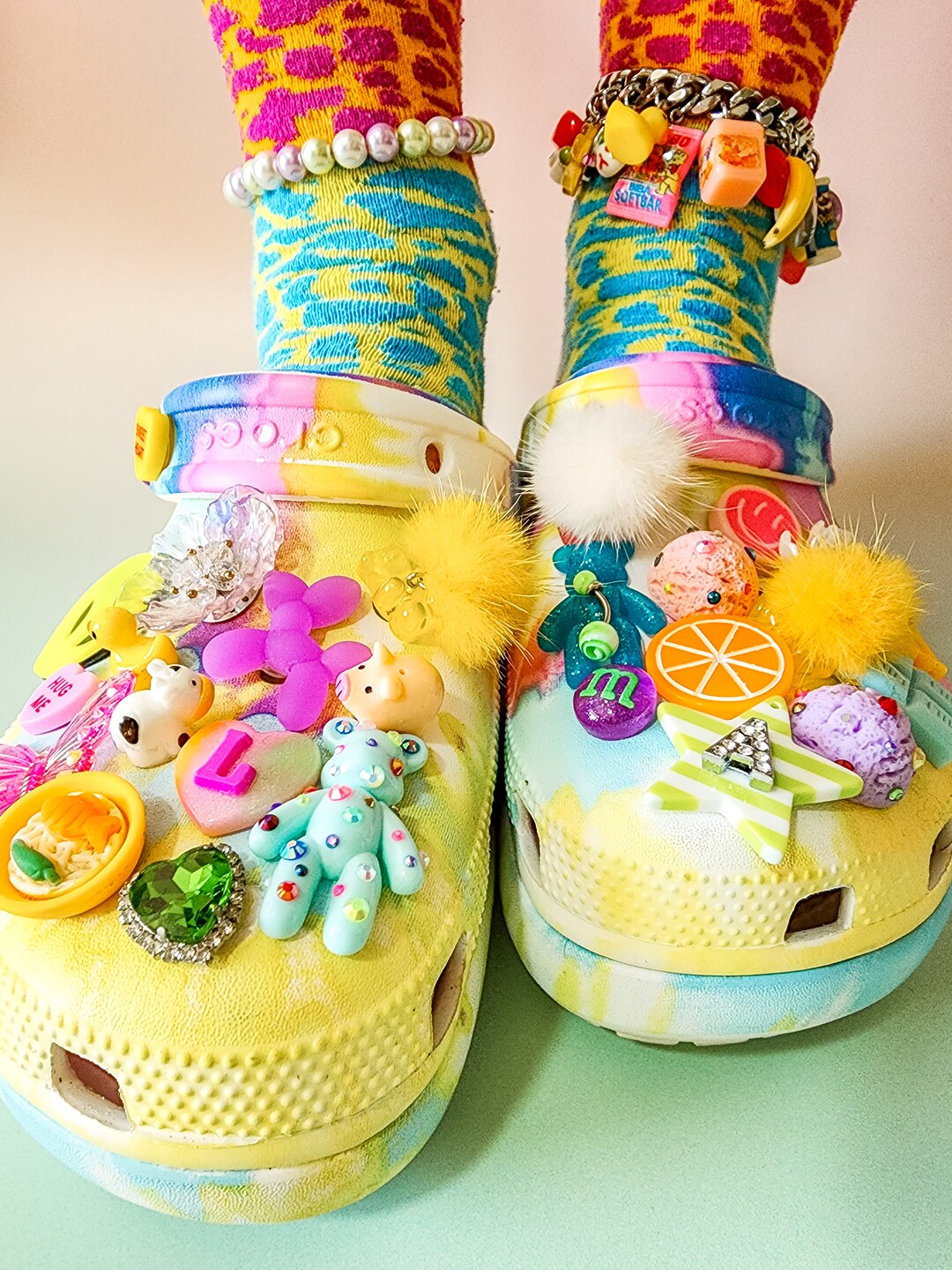 Shoe/clog Charms Set | Charms for Crocs | Simulation Food, Popsicle ...