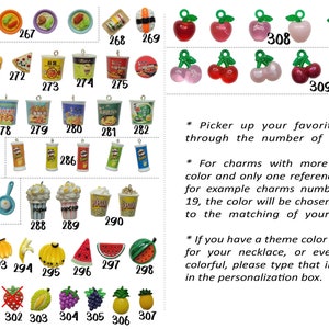 Rainbow Funky Charm Necklace and Bracelet | Rainbow Link Chain Necklace ...