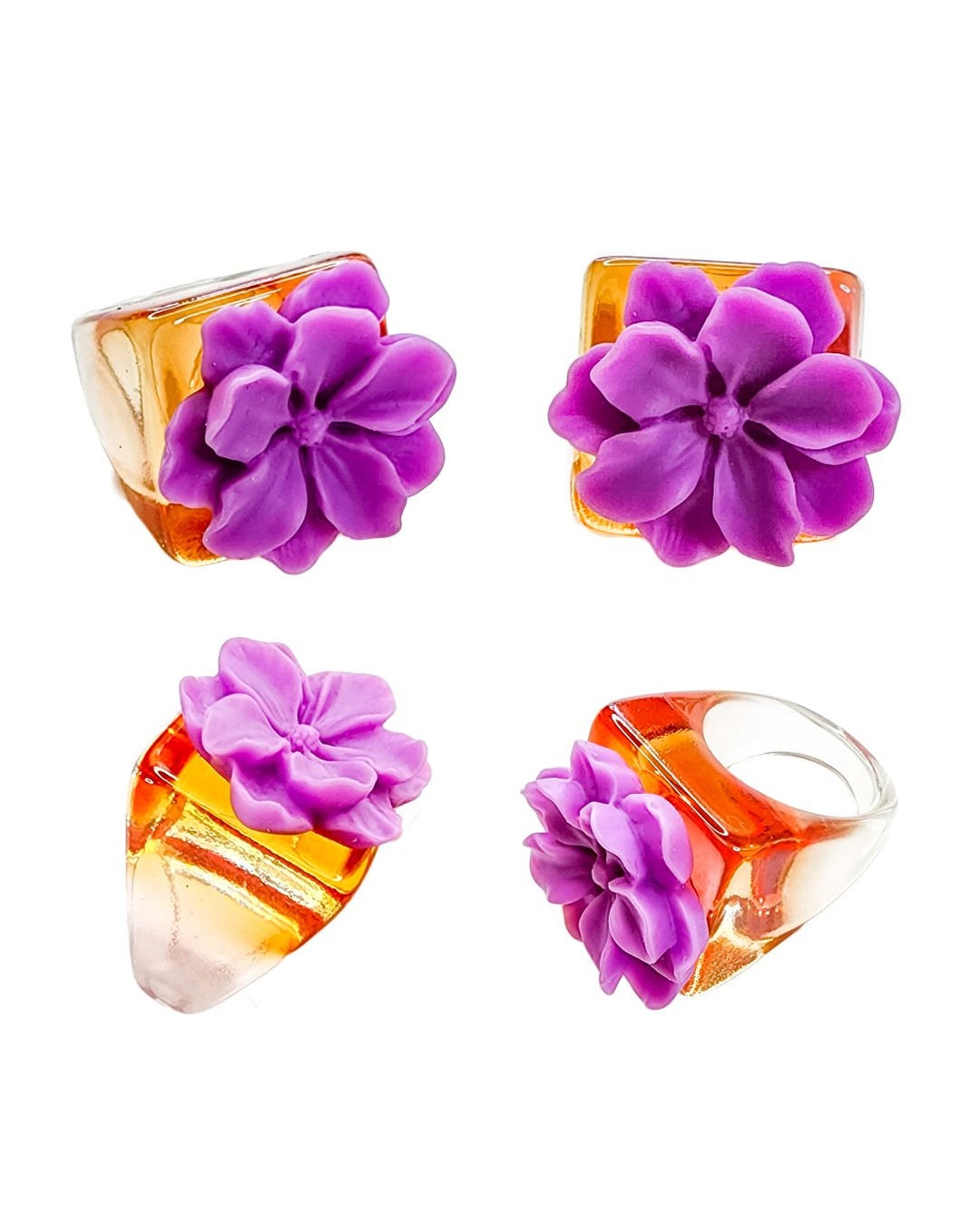 Valentines Chunky Ring | Heart Handmade Crafty Ring | Colorful Trendy ...