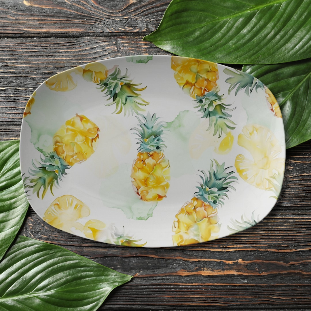 Pineapple Platter - Pineapple Tray, Pineapple Table Decor, Pineapple ...