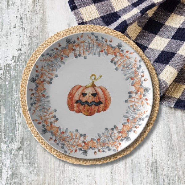 Halloween Plates - Etsy