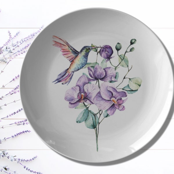 Hummingbird Plates - Etsy