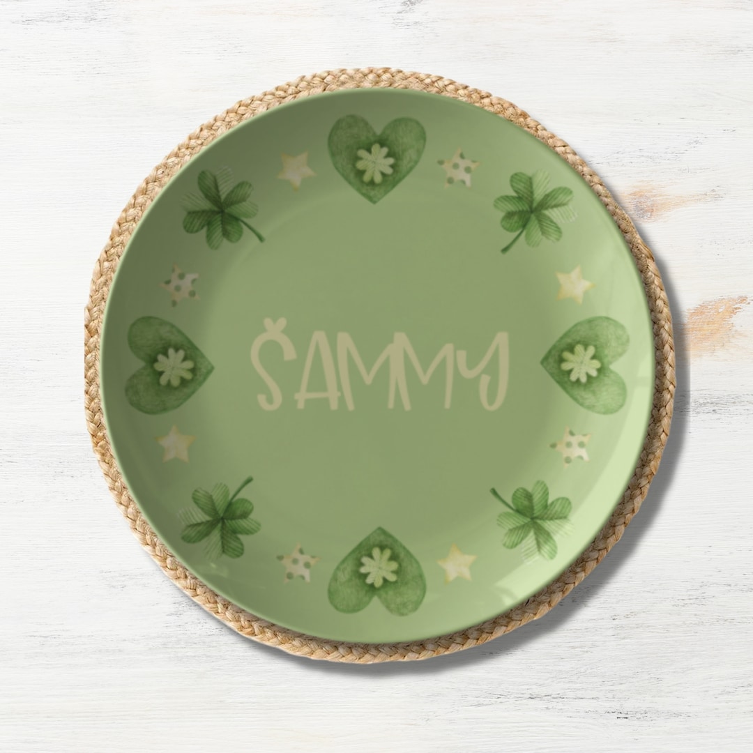 Personalized St. Patty's Day Plate - Custom Name St. Patricks Day ...