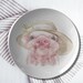 Pig Plate - Farmhouse Dinnerware, Pig Dinnerware, Red and Black Pig ...