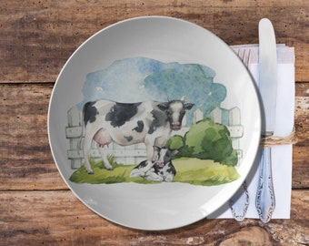 Cow Dinner Plates - Etsy