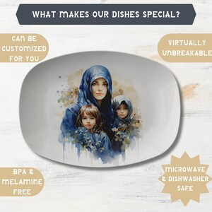 Lady of Fatima Inspired Watercolor Platter - Fatima Dinnerware ...