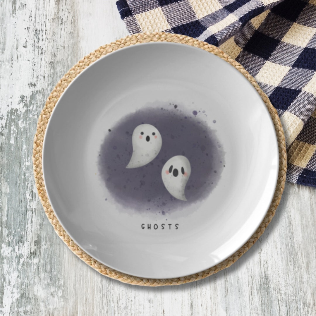 Halloween Ghost Plates Ideal for Halloween Table Decor, Fall Party ...