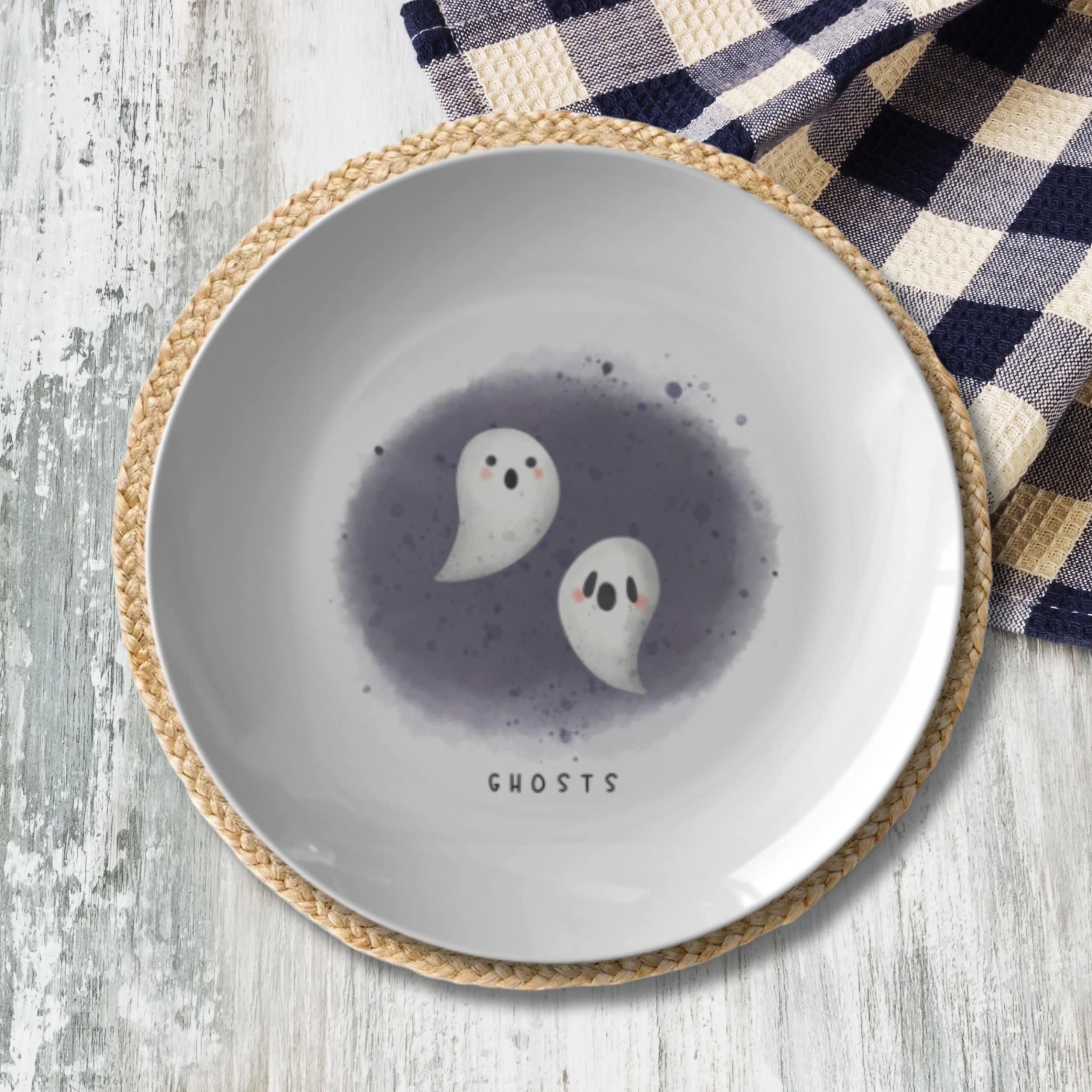 Halloween Ghost Plates Ideal for Halloween Table Decor, Fall Party ...
