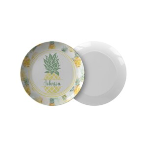 Custom Pineapple Family Name Platter - Personalized Pineapple Plate ...