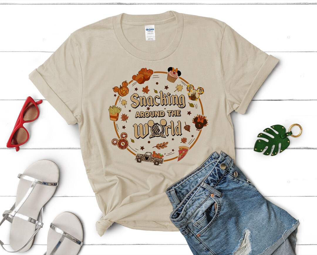Disney Shirt, Disney Epcot Shirt, Drinking Around the World, Snacking ...