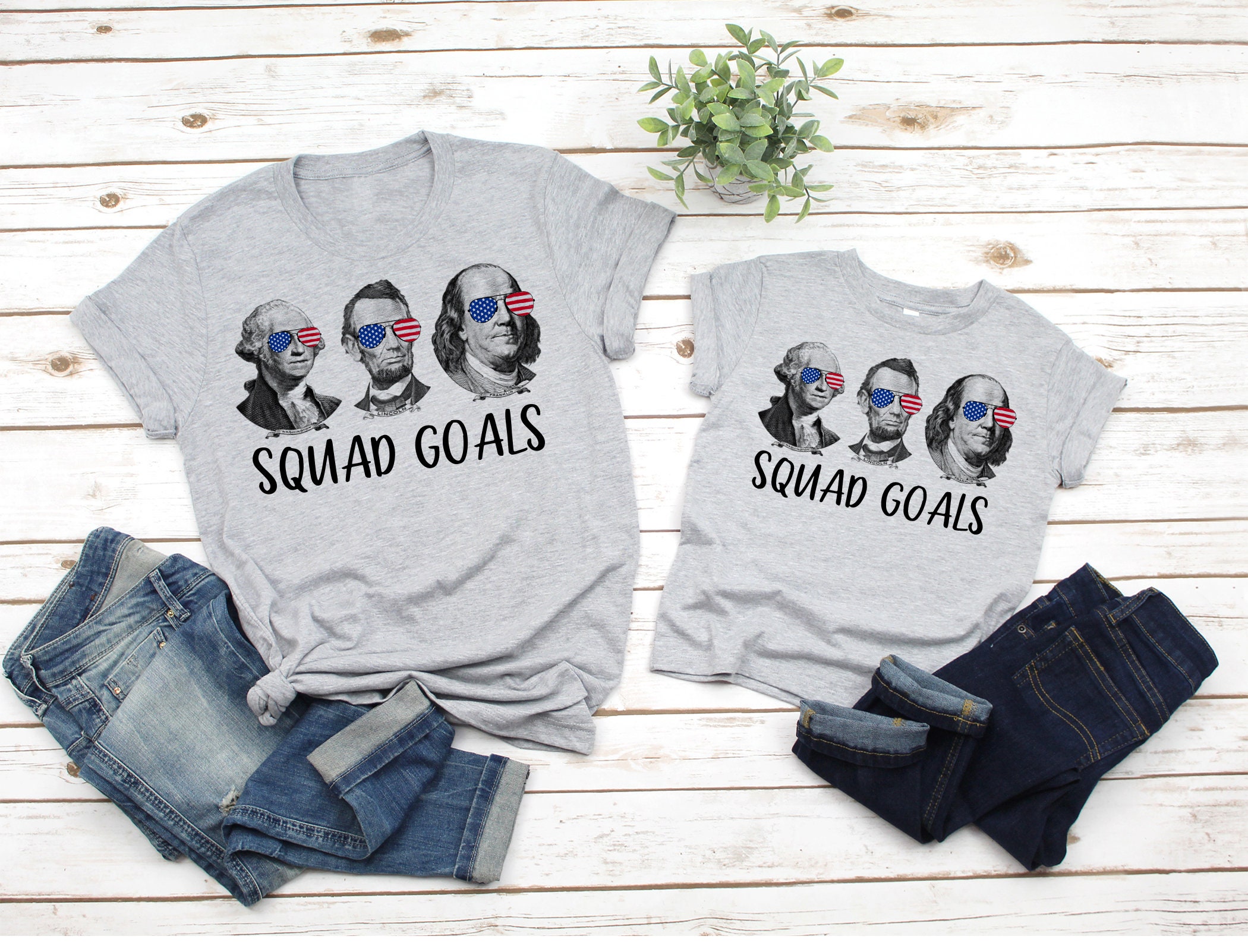 Squad Goals Patriotic Shirts, 4th of July Shirts,funny 4th of July ...