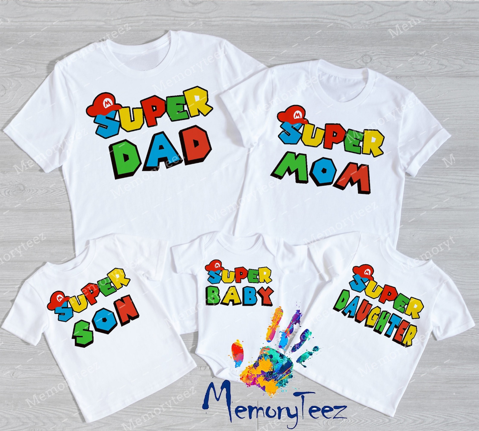 Super Mom Super Dad Super Family Matching Shirts Super - Etsy