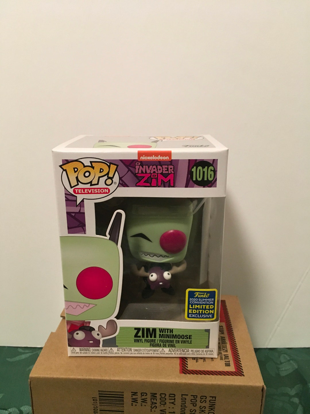 Funko Pop Invader Zim With Moose - Etsy