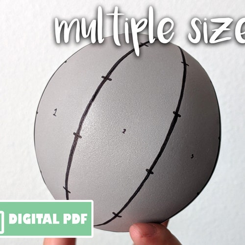 EVA Foam Spheres Cosplay PDF Pattern Template Digital Instant - Etsy