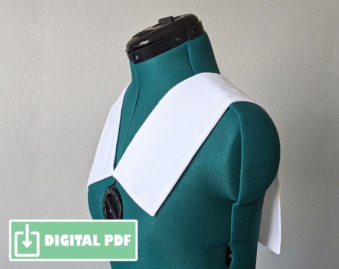 Square Sailor Collar Sewing Cosplay DIY Printable PDF Pattern - Etsy
