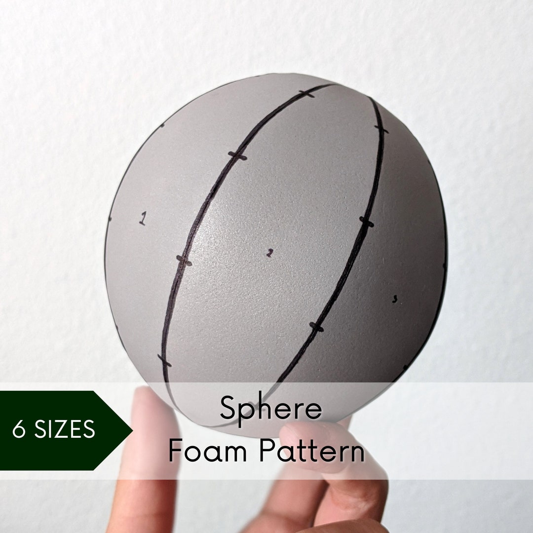 EVA Foam Spheres Cosplay PDF Pattern Template Digital Instant Download ...
