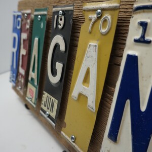 Ronald Reagan Sign - Vintage License Plate - Rustic Weathered Reclaimed ...