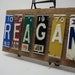 Ronald Reagan Sign - Vintage License Plate - Rustic Weathered Reclaimed ...