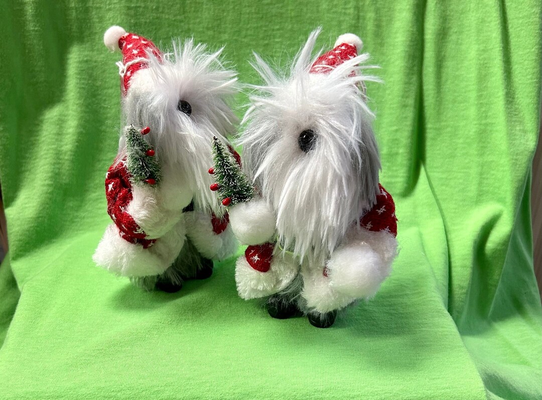 One Santa Puppy With Optional Ear Colors , Old English Sheepdog ...
