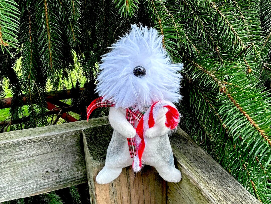 Chloe the Old English Sheepdog Ornament, Bearded Collie Gift, Fuzzy Dog ...