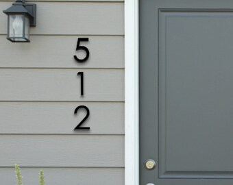 6 Inch Modern House Numbers Letters - Etsy