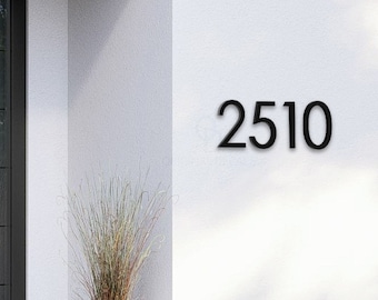 10 Inch Modern House Numbers Letters - Etsy