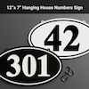 12 Inch Modern House Numbers Letters - Etsy