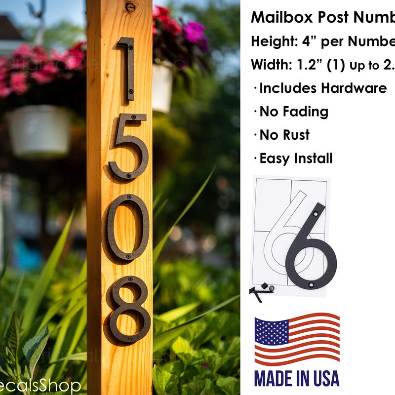 Wood Mailbox Post - Etsy