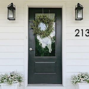 12 Inch Modern House Numbers Letters - Etsy