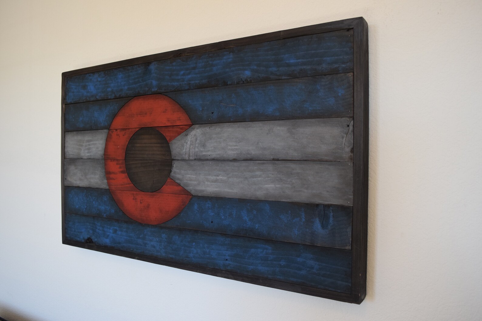 Wooden Colorado Flag Made From Salvaged Materials - Etsy