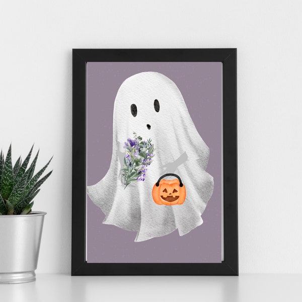 Purple Ghost - Etsy
