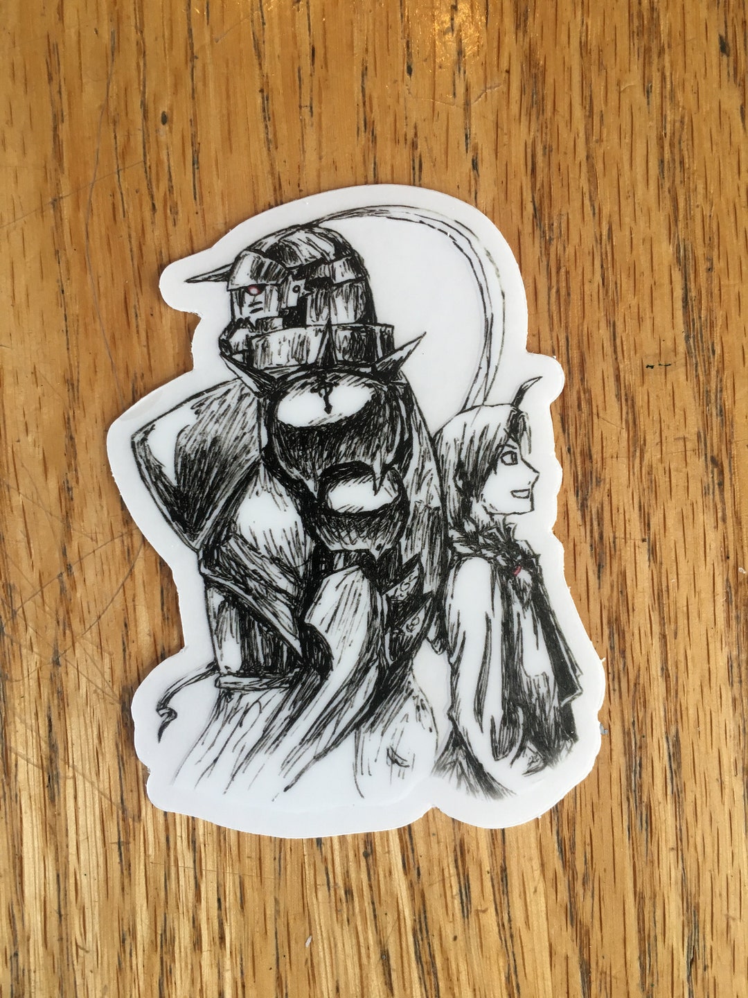 Fullmetal Alchemist FMA Elric Brothers Sticker - Etsy
