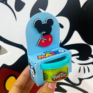 Play-doh Activity Box Template - Birthday Favor Decor Box Template Play ...