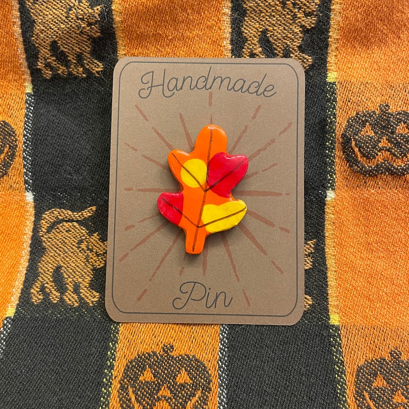 Polymer Clay Pins - Etsy