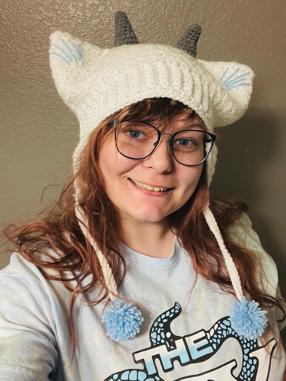 Ned Inspired Crochet Hat – Twenty One Pilots Fan Art, Cat Ears - Etsy