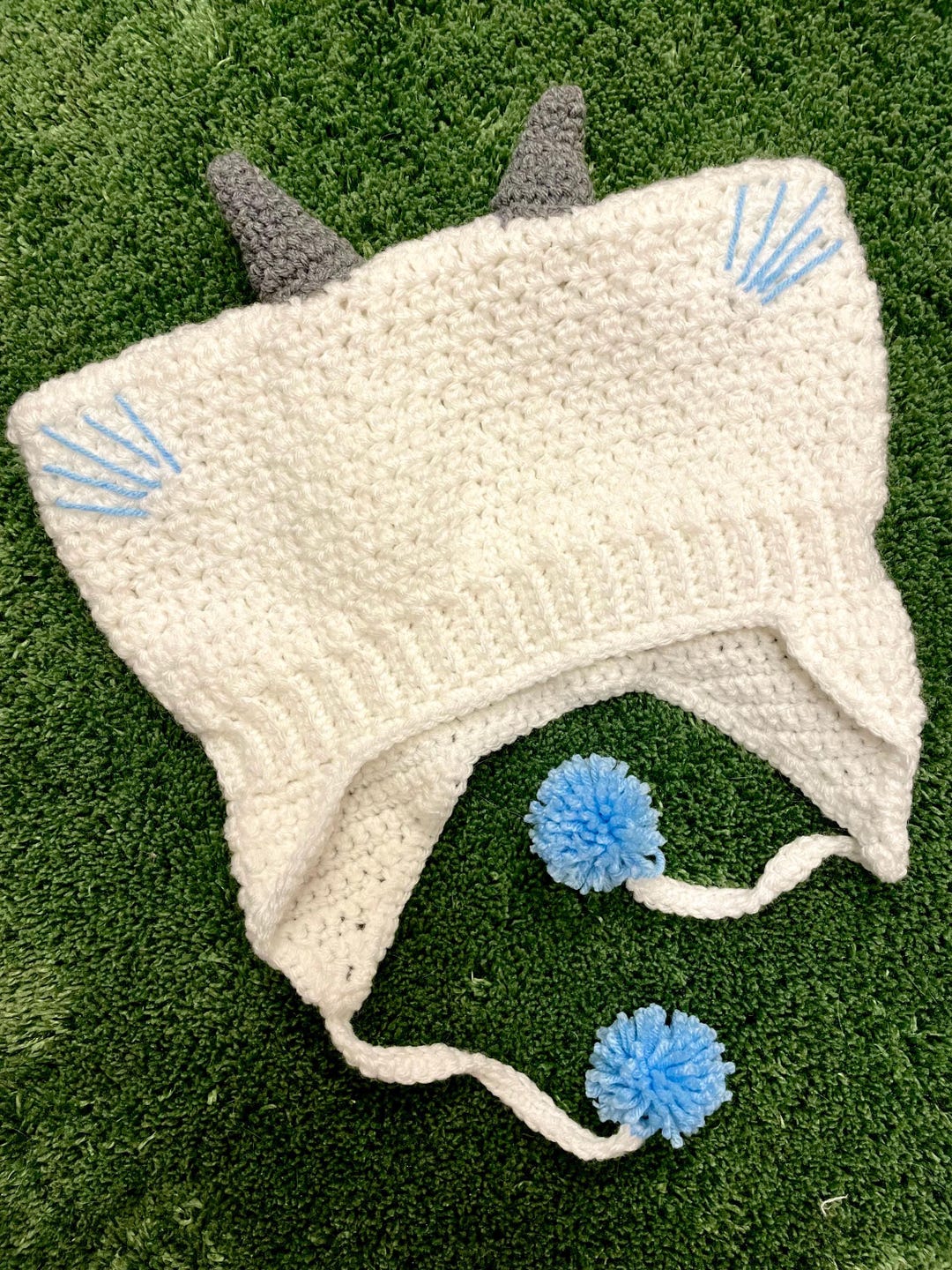 Ned Inspired Twenty One Pilots Hat - Handmade Crochet - Cat Ears - Etsy