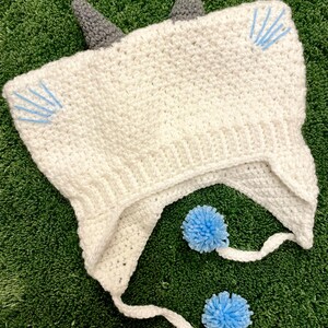Ned Inspired Twenty One Pilots Hat - Handmade Crochet - Cat Ears ...