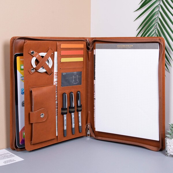 Leather Padfolio - Etsy