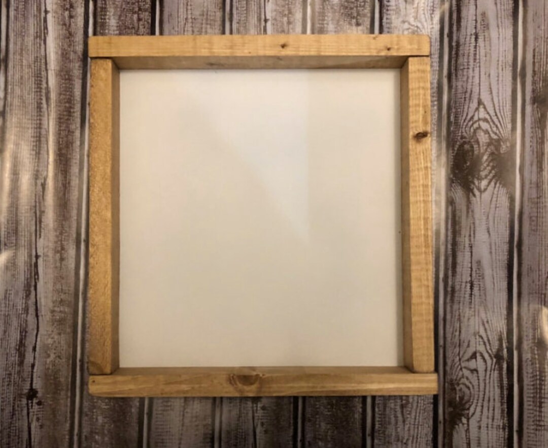 Blank Farmhouse Framed Sign - Etsy