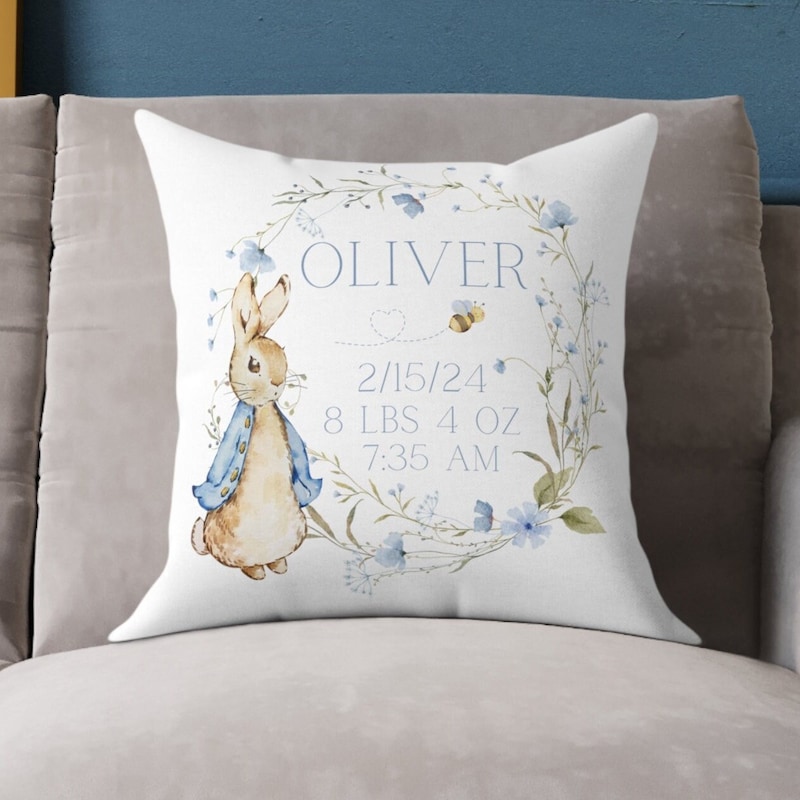 Rabbit Pillow - Etsy
