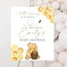 Classic Pooh Baby Shower Welcome Sign, Honey Bee Pooh Bear Poster ...