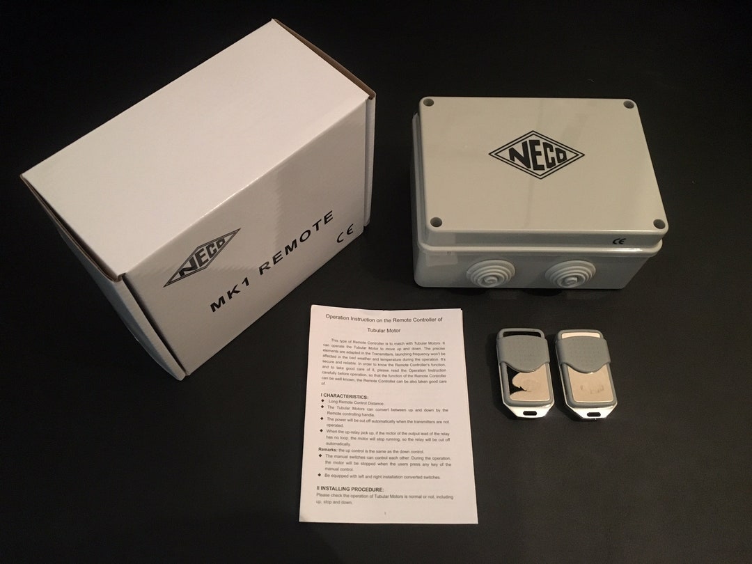 Neco (MK1) Remote Control System for Roller Shutters/garage Doors + 2 ...