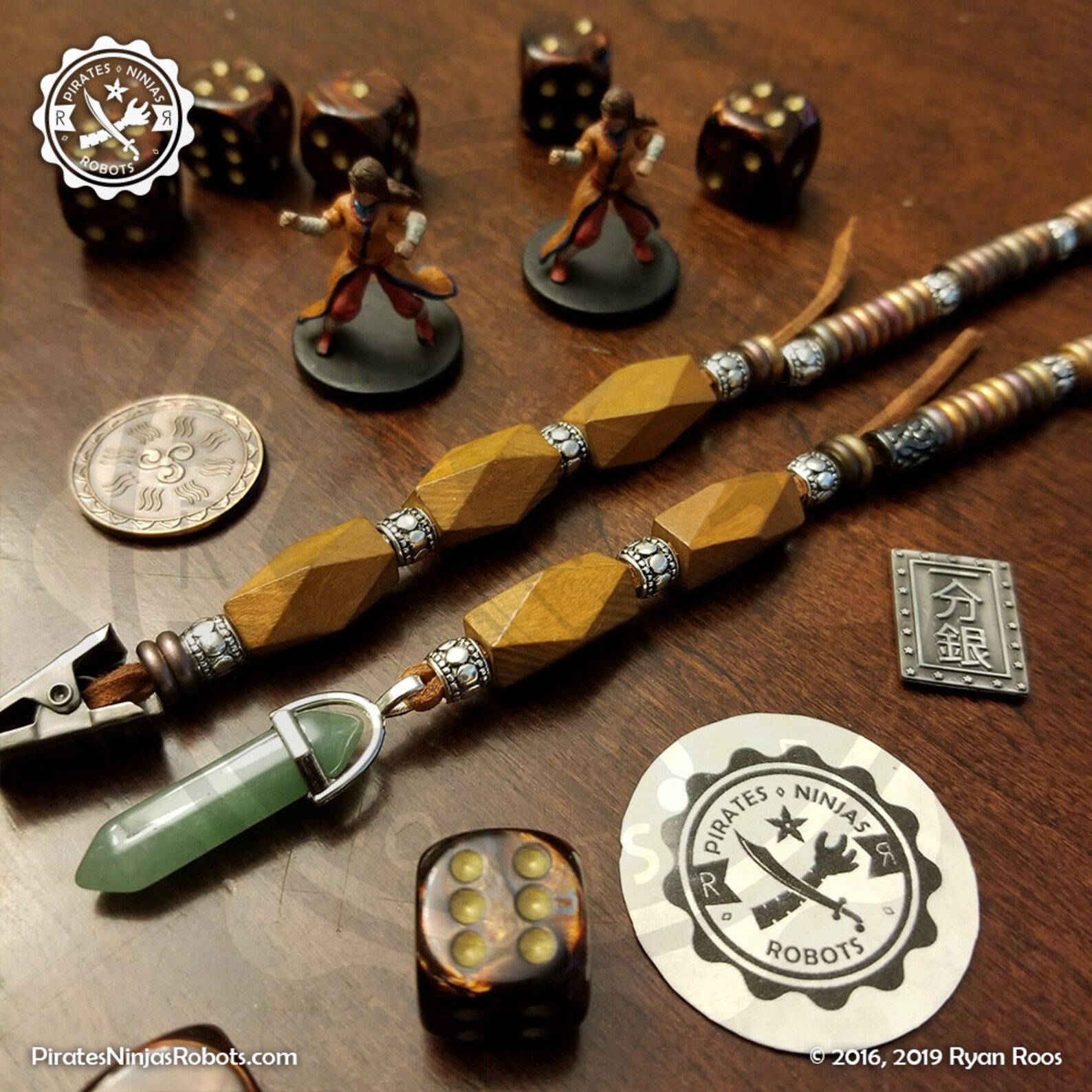 D&D Magic RPG Life Counter Tan Leather Suede, Wood, Metal, and Cut ...