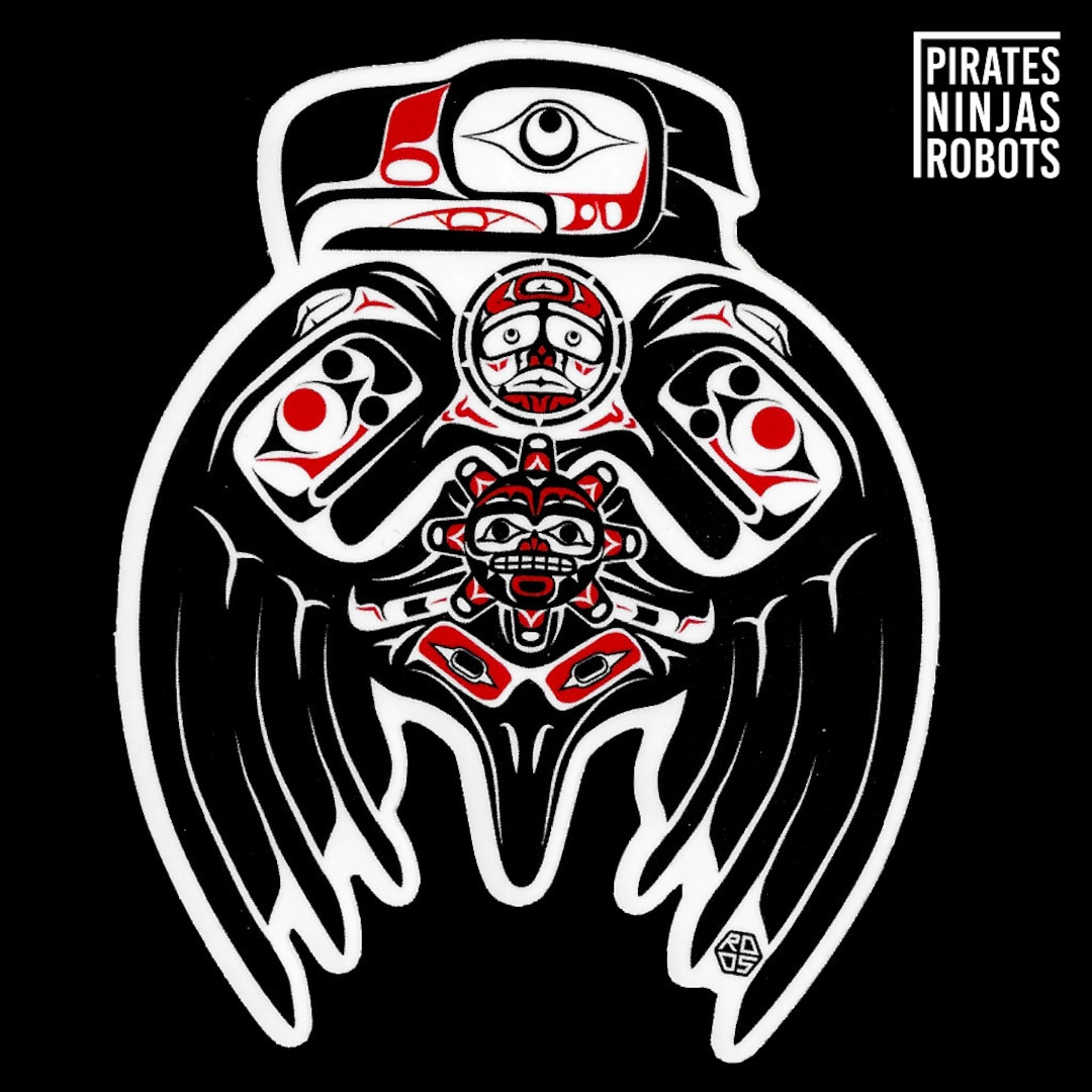 Raven and the Sun pacific Northwest Mythology High Quality Vinyl 3.5 ...